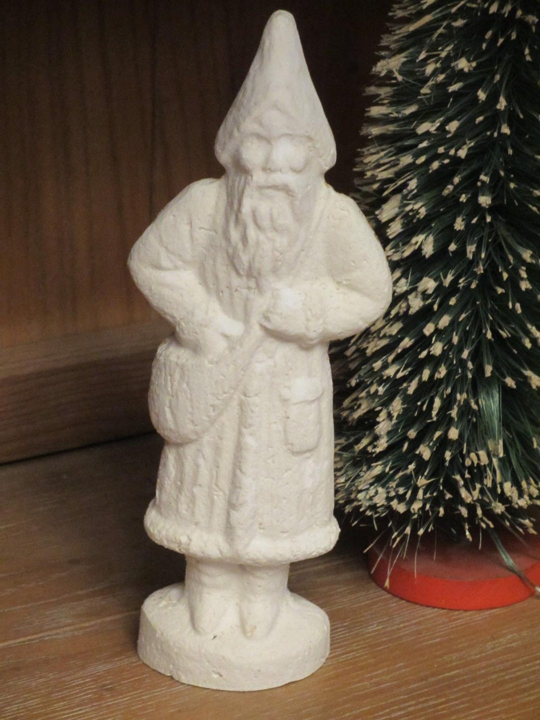 Unfinished Paper Mache Santa W/bag Over Shoulder - Etsy