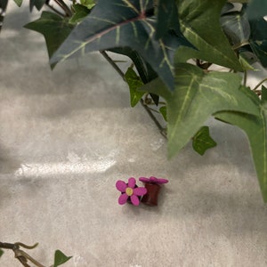 Purple Wild Flower Clay Wooden Plugs - Etsy