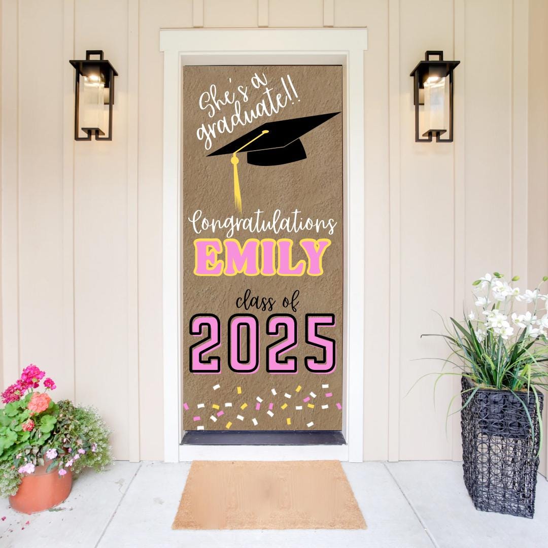 Door Graduation Banner - Etsy