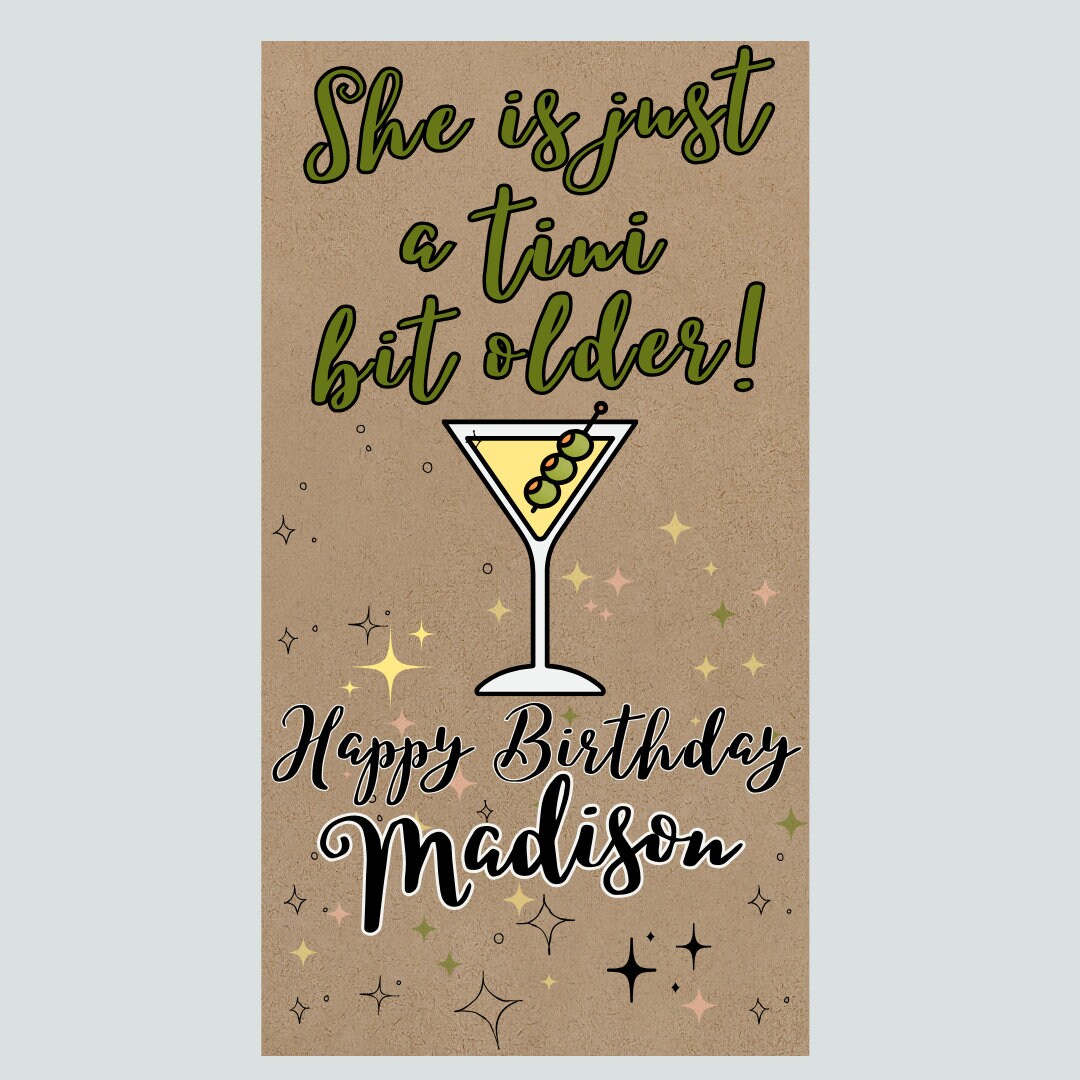 Tini Bit Older Painted Birthday Banner - Etsy