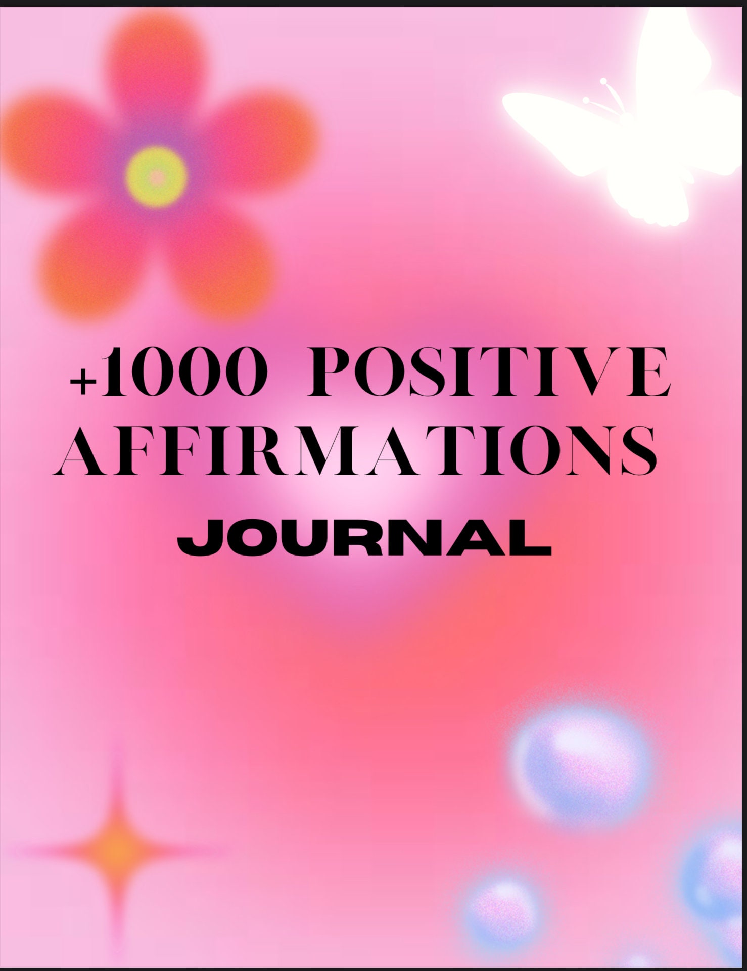 1000 POSITIVE AFFIRMATIONS JOURNAL - Etsy