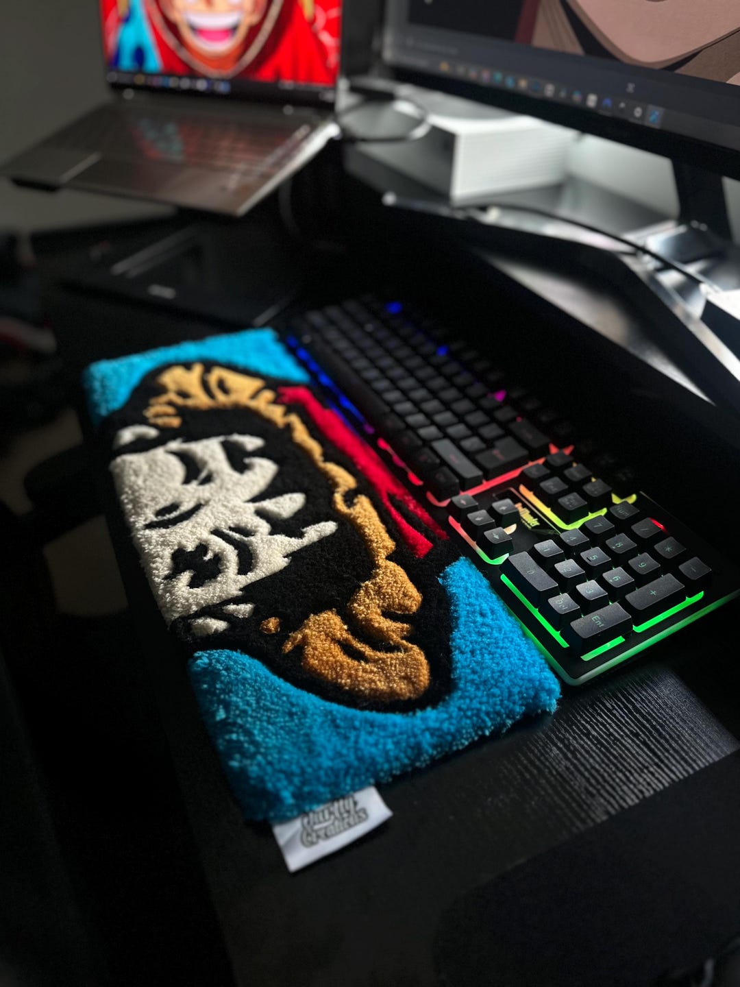 Luffy Keyboard Rug - Etsy