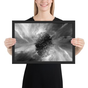 Infrared Fine Art Black & White Photo Framed Poster - Etsy