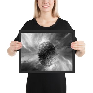 Infrared Fine Art Black & White Photo Framed Poster - Etsy