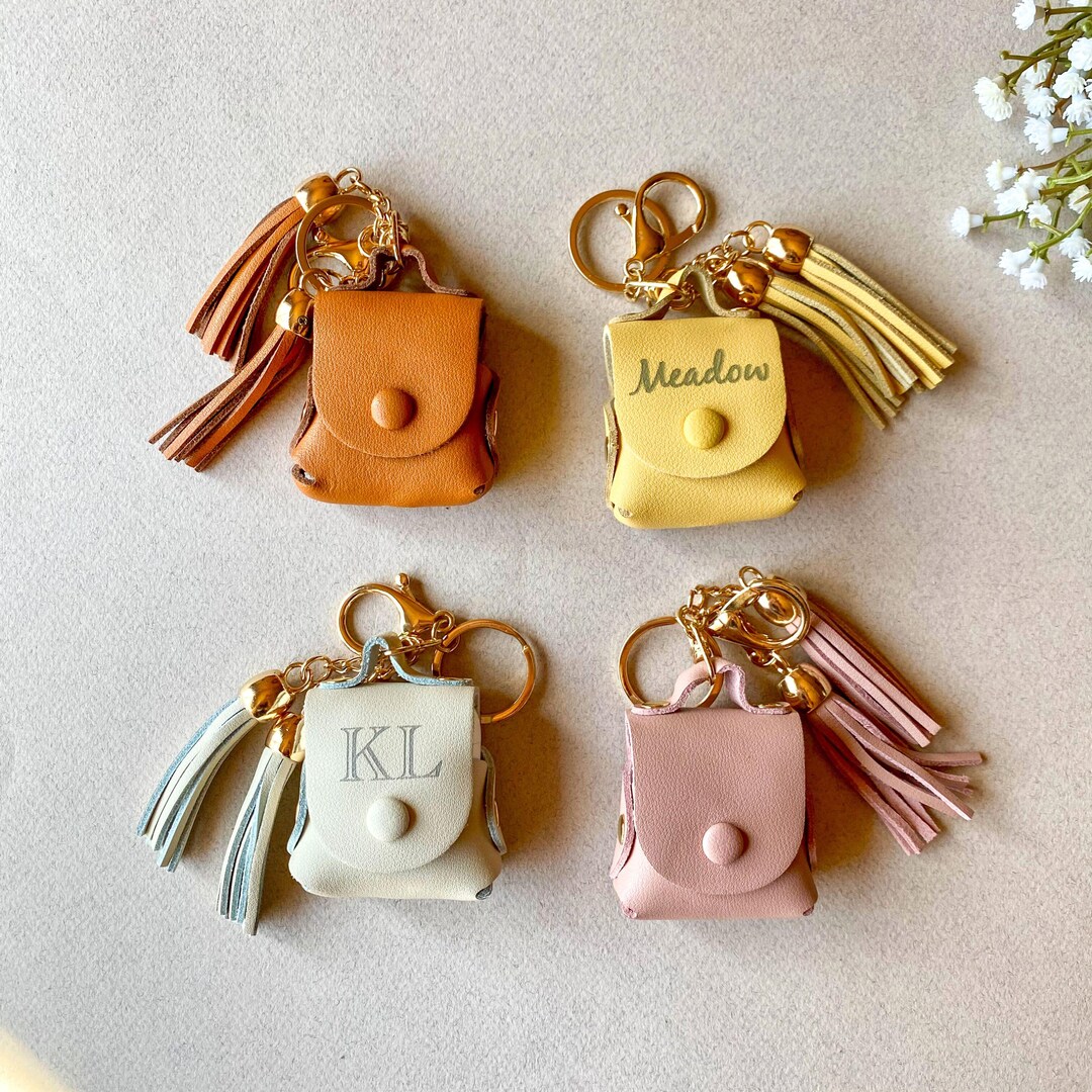 Personalized Earpod Leather Case,custom Engraved Name or Initial AirPod ...
