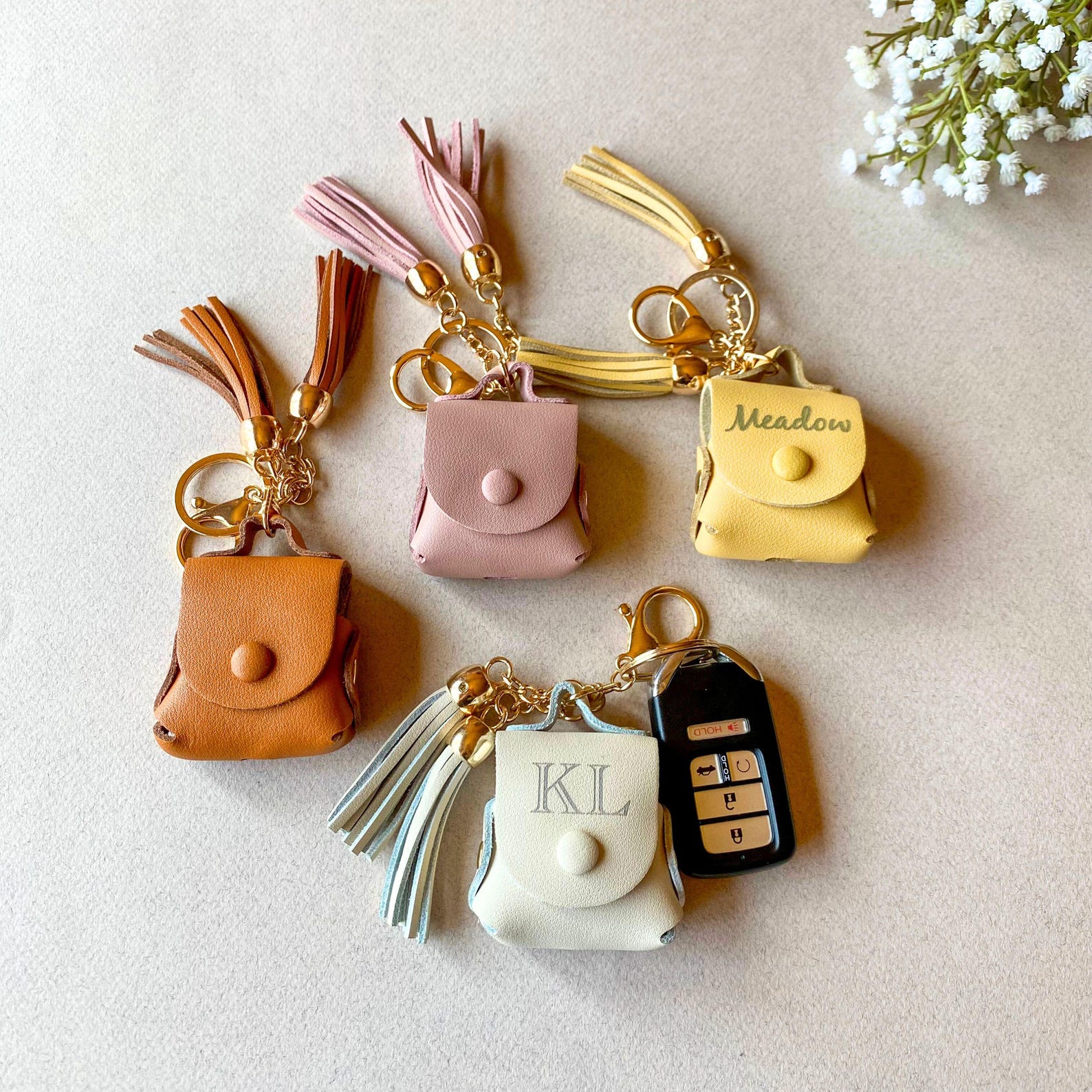 Personalized Earpod Leather Case,custom Engraved Name or Initial AirPod ...