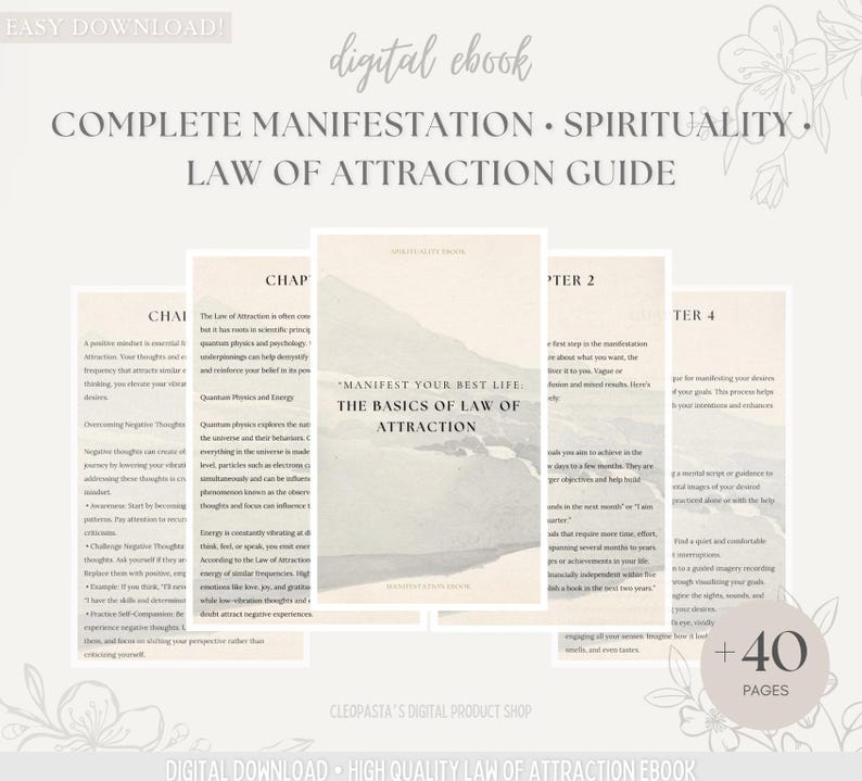 Ebook Basics of Law of Attraction & Manifestation Spirituality Ebook ... Ebook Basics of Law of Attraction & Manifestation Spirituality Ebook ...