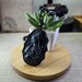 Virgin Mary Well Crafted Untreated Natural Black Jadeite Jade Pendant ...