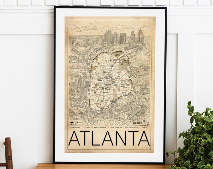 Atlanta Letters, Atlanta Home Decor, ATL Interior Design, Wall Art ...
