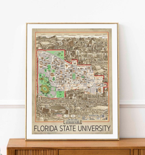 Map Of Florida State University