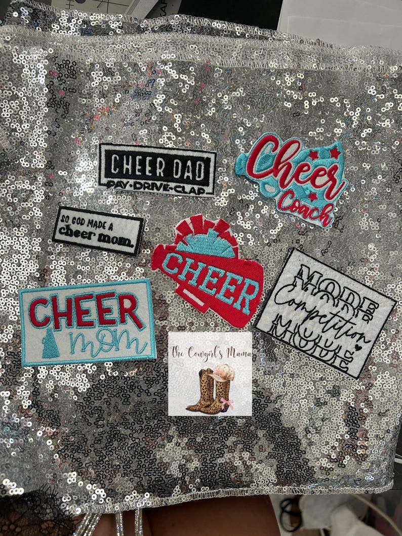 Iron on Patches Cheer/cheerleading - Etsy