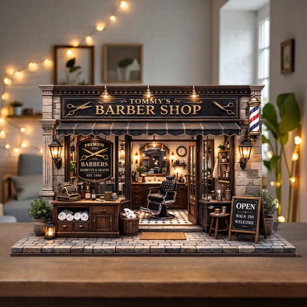Barber Shop Sign - Etsy