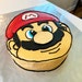 Mario Brothers Birthday Cake Template for Kids Birthday - Etsy