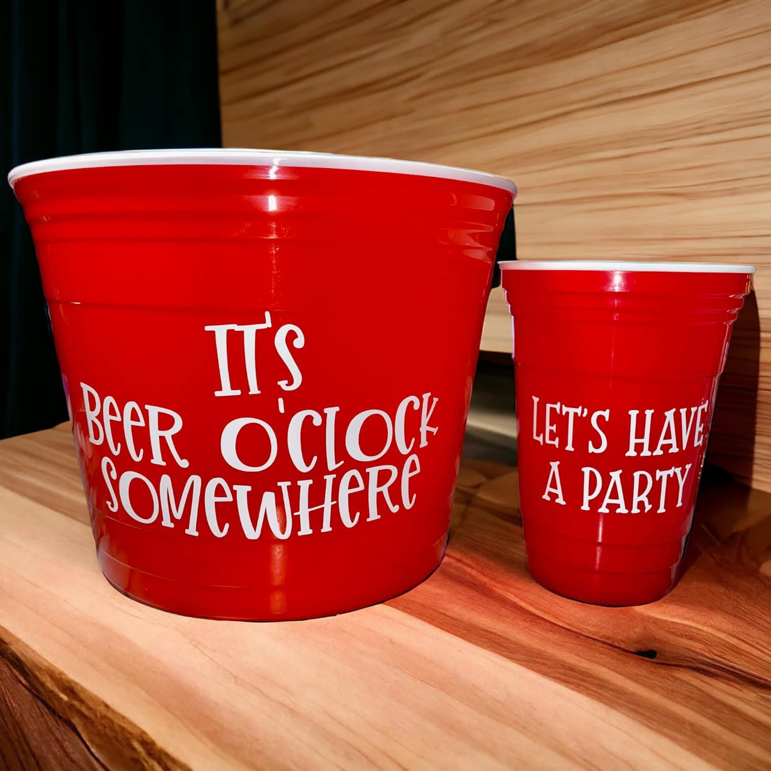 Custom Ice Bucket Gift Beer Bucket Personalized Ice Bucket Plastic ...