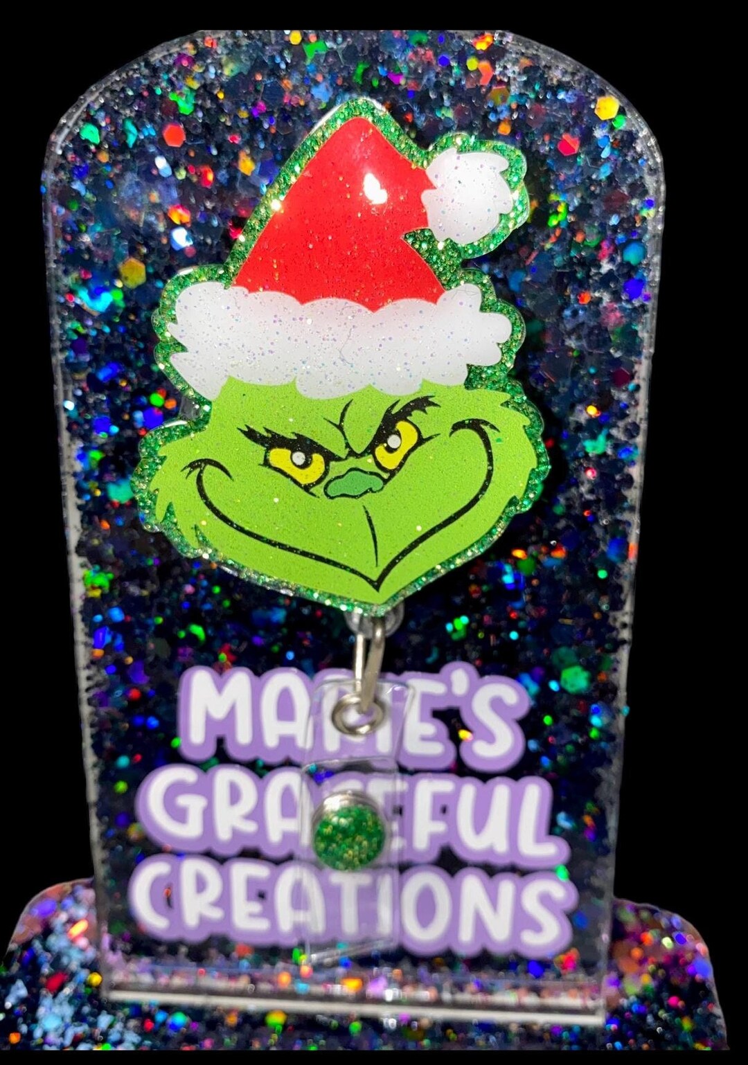 Grouchy Man Badge Reel - Etsy