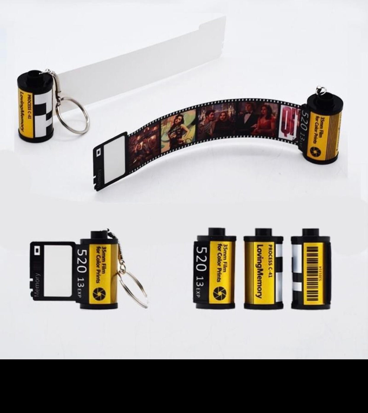 Sublimation Blank Film Roll Keychain - Etsy