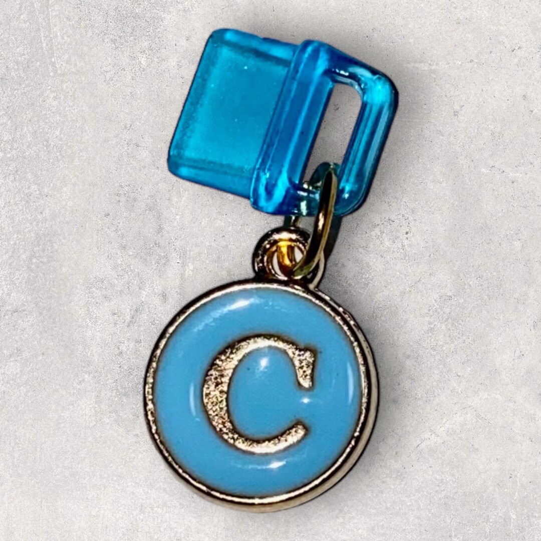Initial Kindle Charm - Phone Charm - USB Charm - Mini Keychain Charm ...