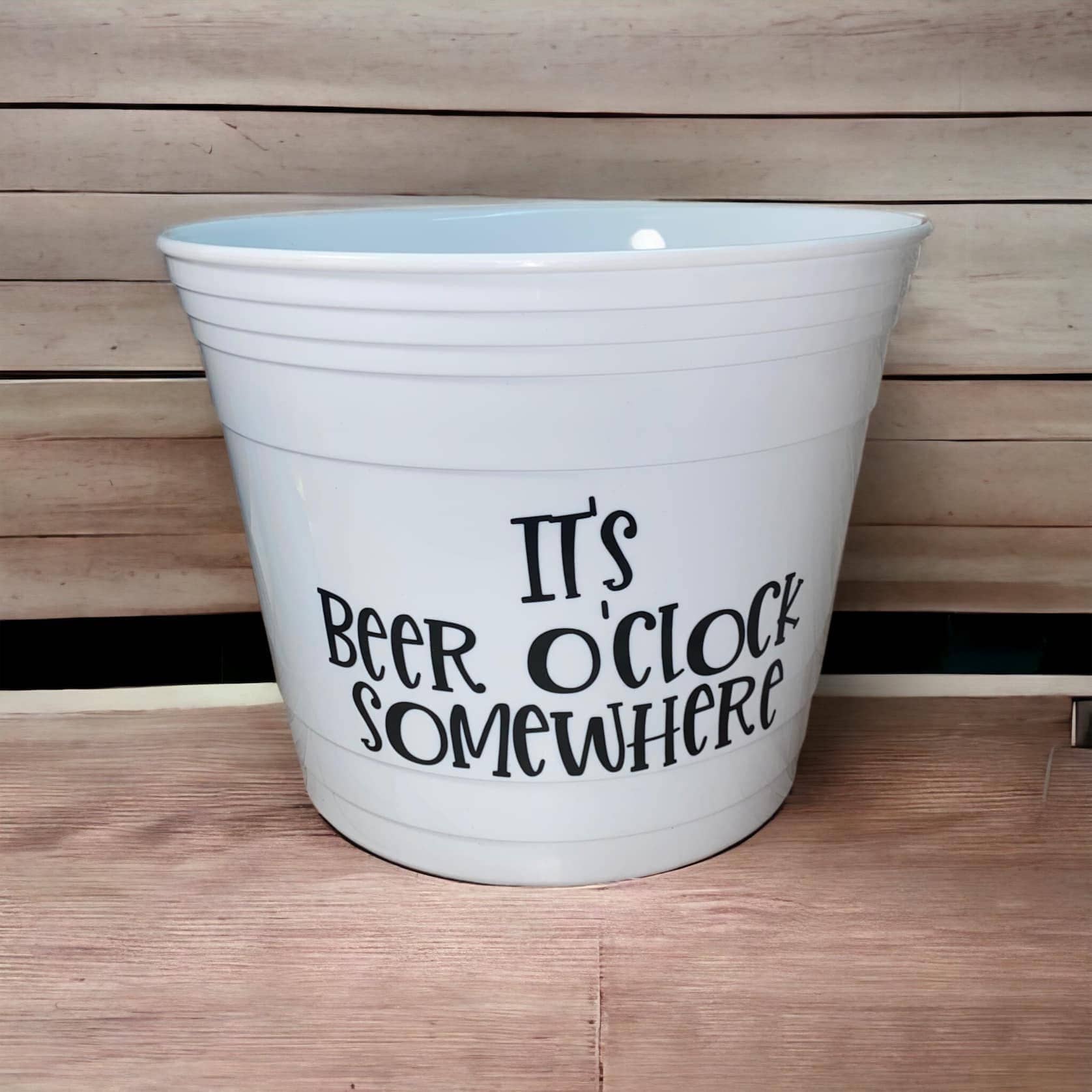Custom Ice Bucket Gift Beer Bucket Personalized Ice Bucket Plastic ...
