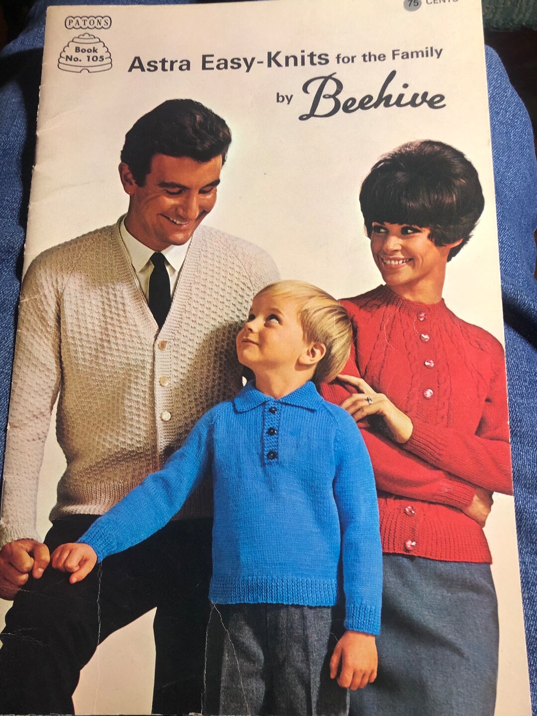 Vintage Patons Knitting Pattern Book, Astra Easy-knits, Knit Sweater ...