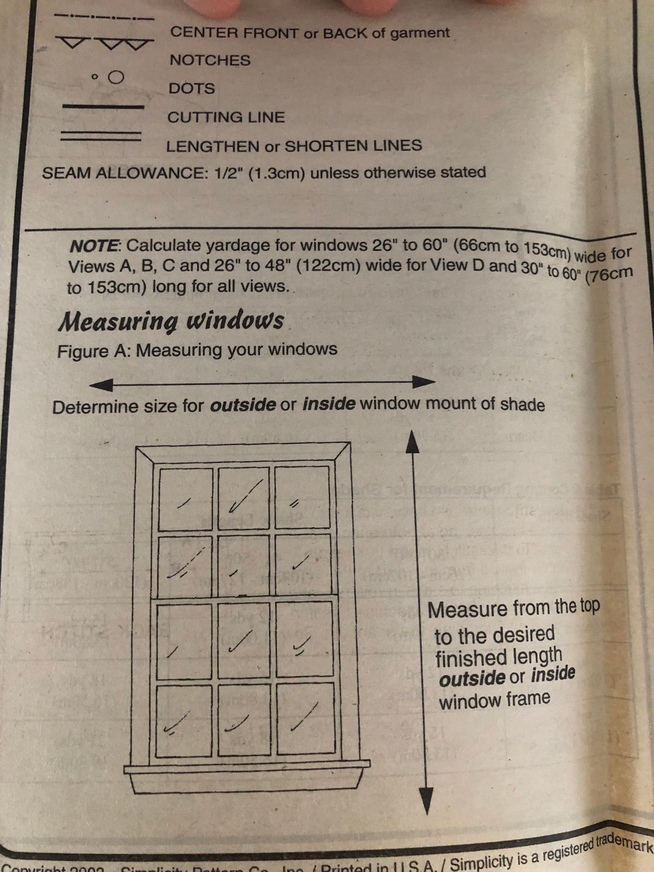 Simplicity 5260 Roman Shades Patterns, Curtain Sewing Pattern, Blinds ...