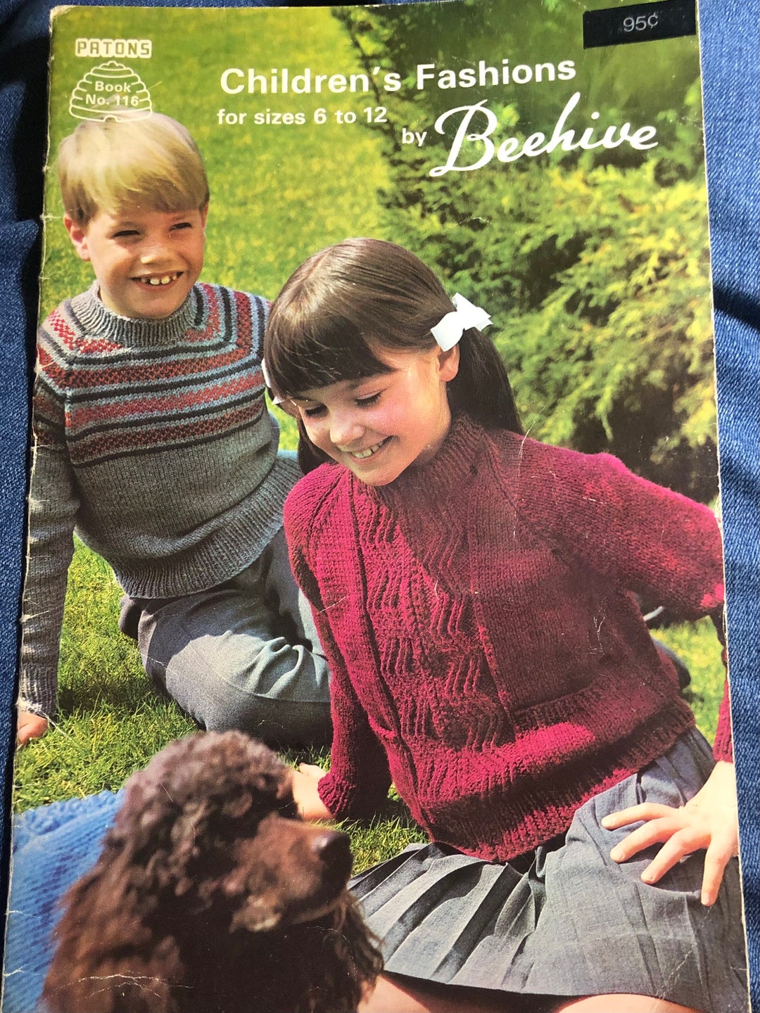 Vintage Patons Knitting Pattern Book, Childrens Fashions, Knit Sweater ...