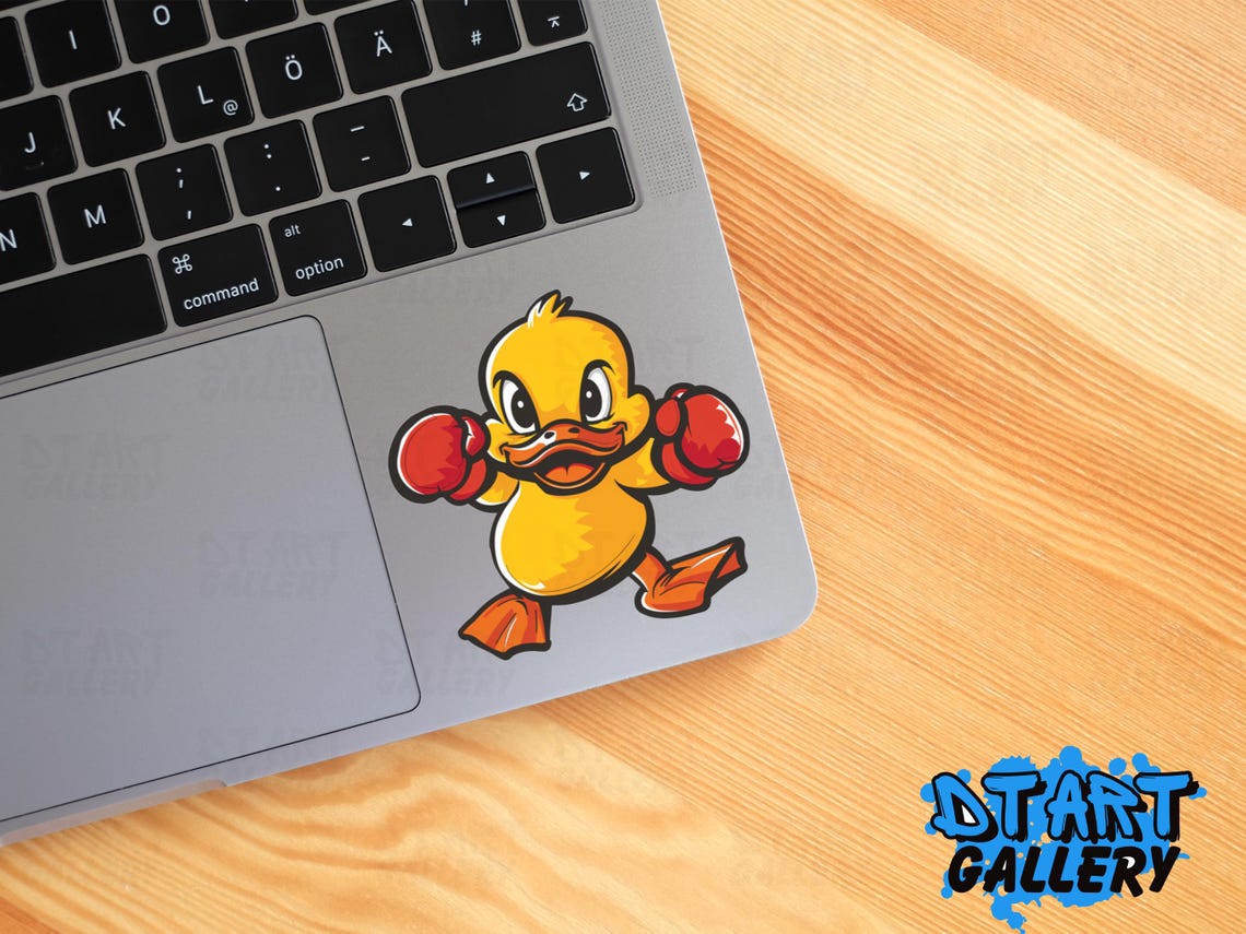 Cute Duck Boxer Boxing Themed Clipart - Digital Download - High Quality ...