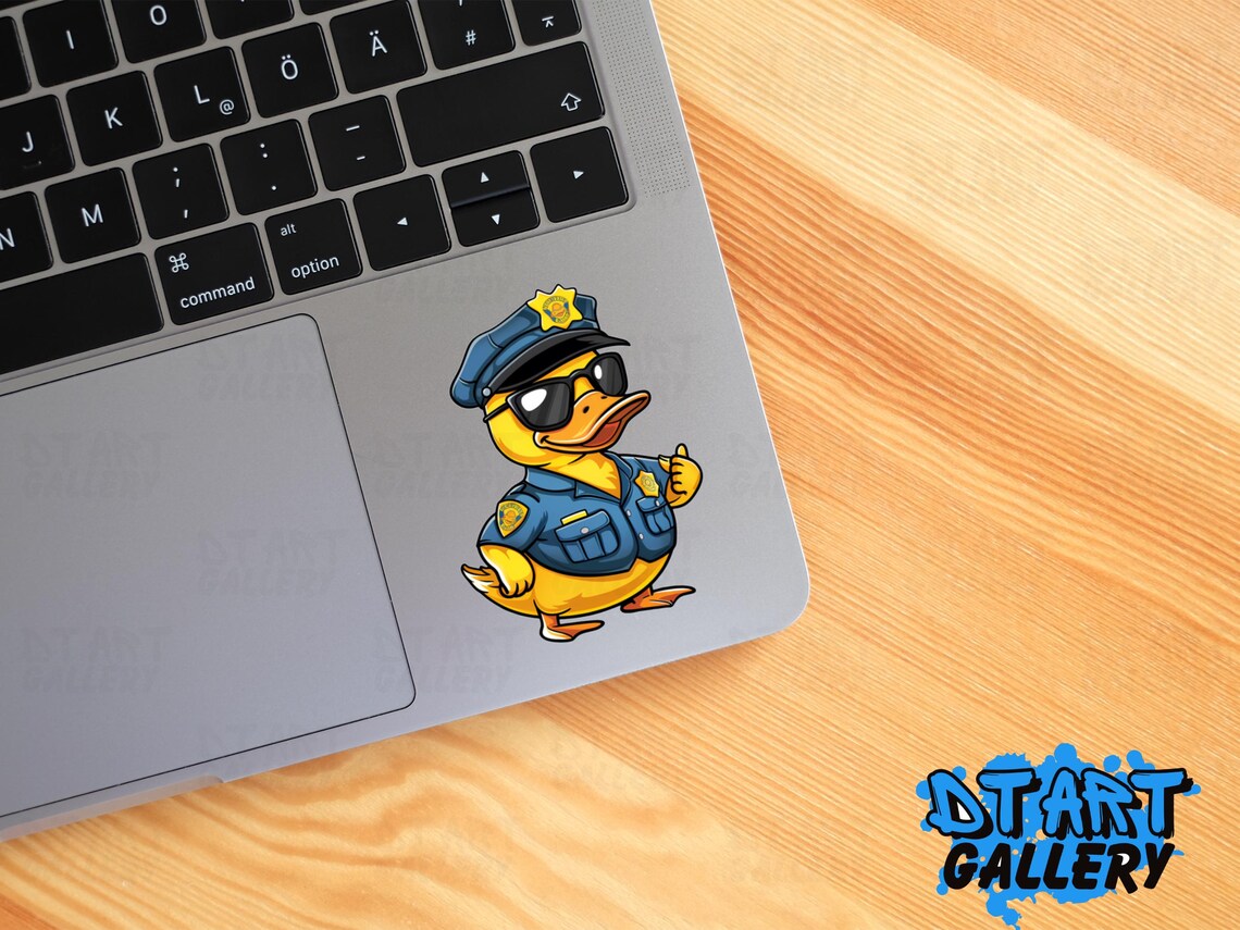 Cute Duck Policeman Police Officer Themed Clipart - Digital Download ...