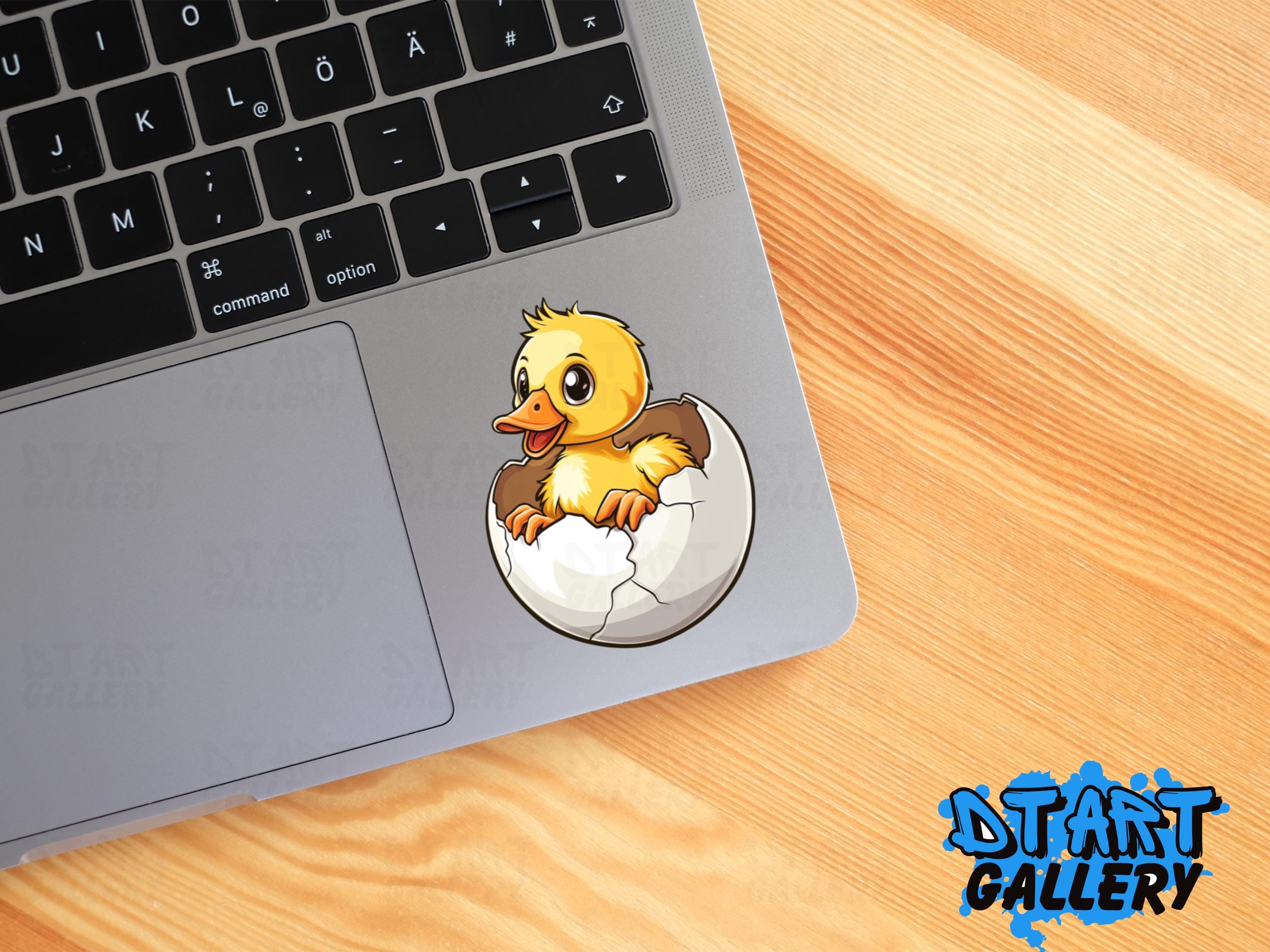 Cute Yellow Duckling Hatching Egg Themed Clipart - Digital Download ...