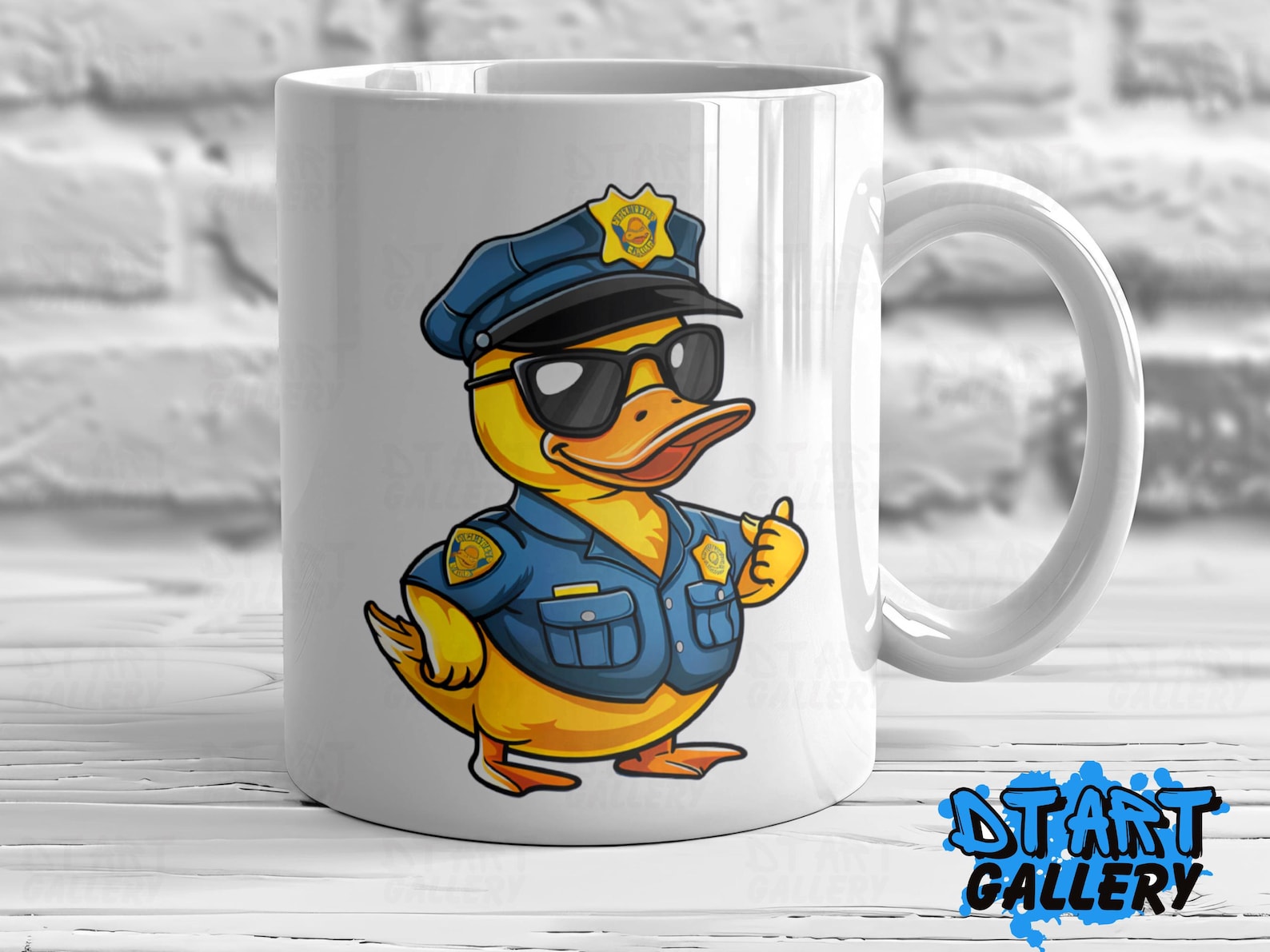 Cute Duck Policeman Police Officer Themed Clipart - Digital Download ...