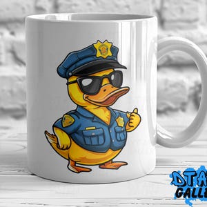 Cute Duck Policeman Police Officer Themed Clipart - Digital Download ...