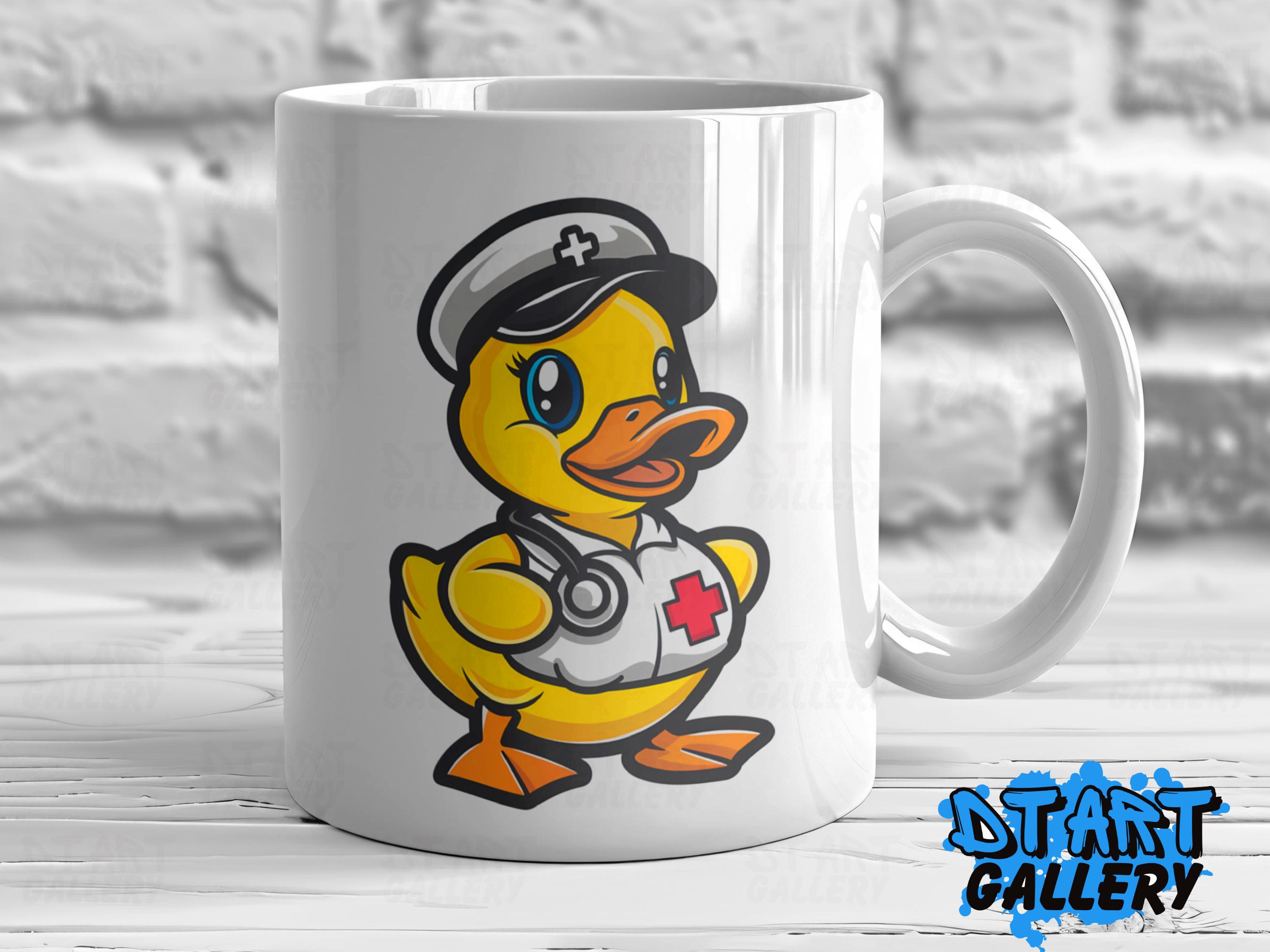 Cute Duck Nurse Medical Themed Clipart - Digital Download - High ...