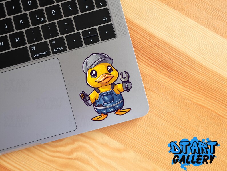 Cute Duck Mechanic Engineer Themed Clipart - Digital Download - High ...