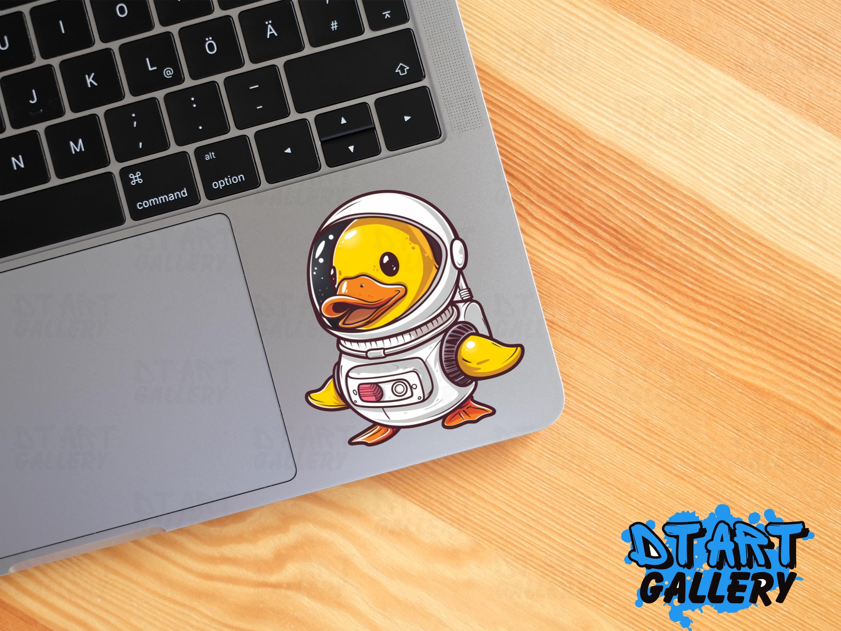 Cute Duck Astronaut Space Themed Clipart - Digital Download - High ...