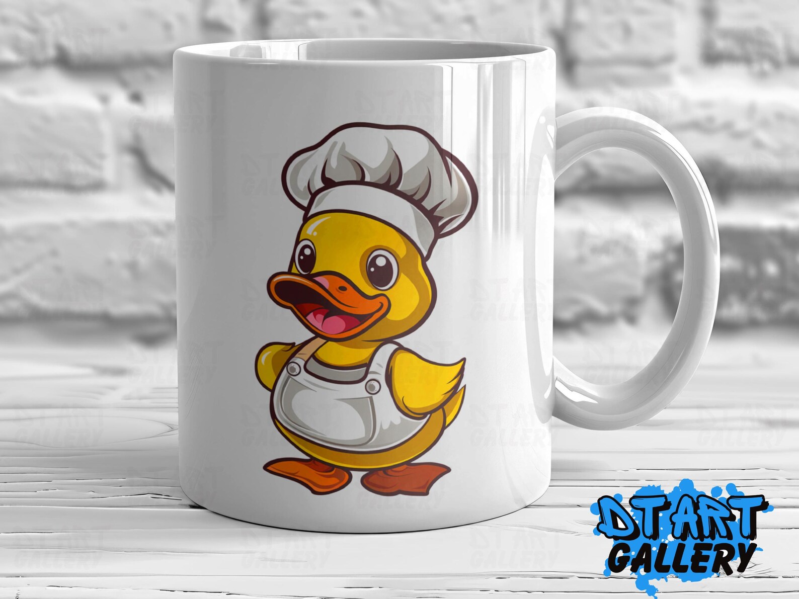 Cute Duck Chef Cooking Kitchen Clipart - Digital Download - High ...