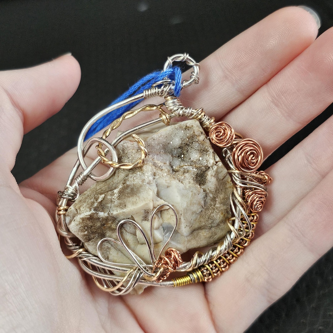 Wire Art - Ohio Flint Pendant - Etsy