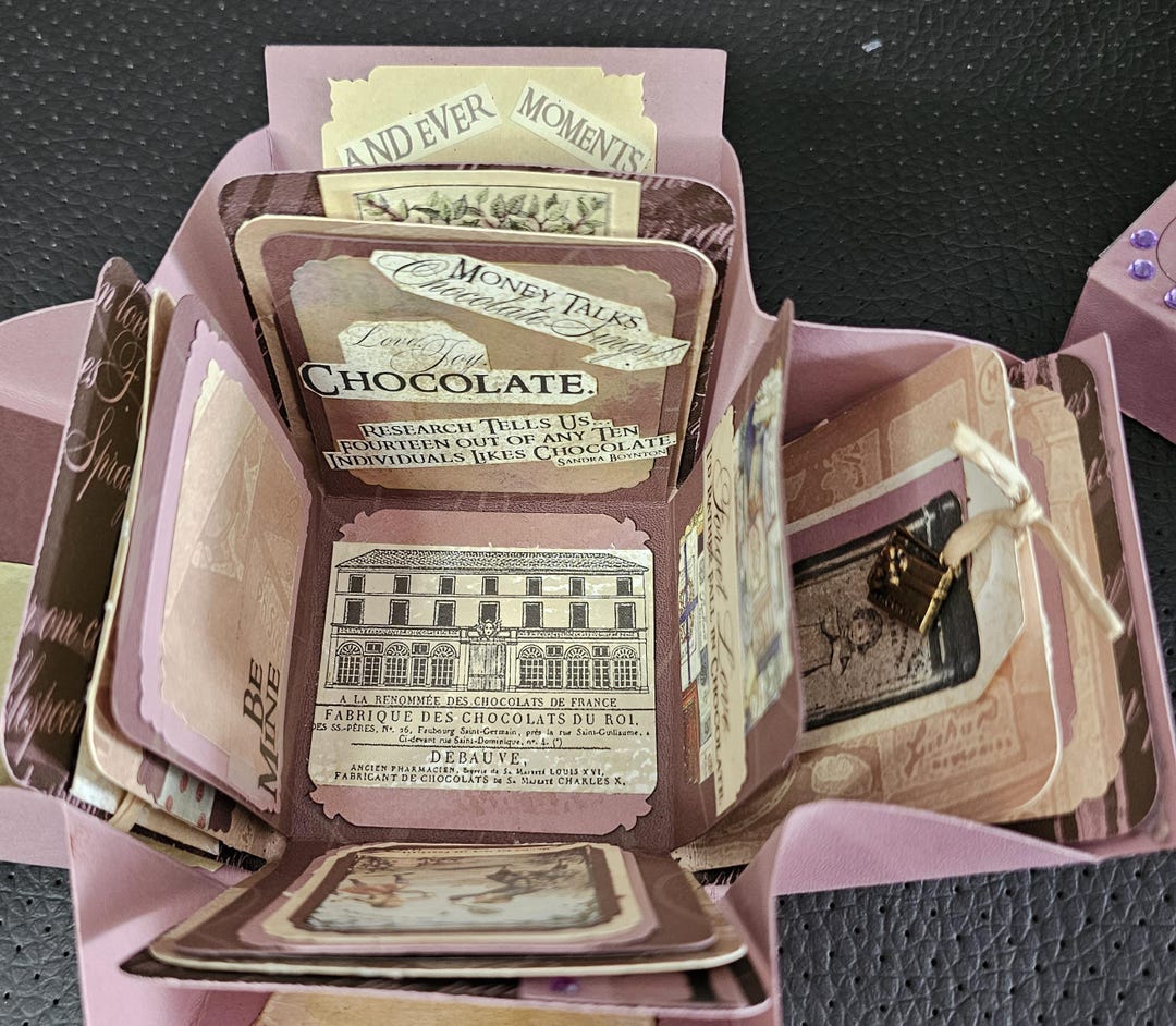 Paper Craft - Unfolding Box Photo Album - Etsy