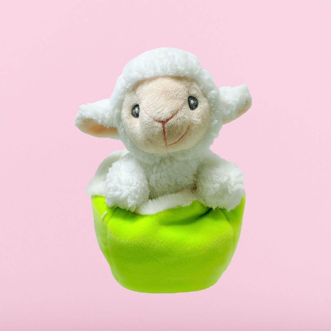 Easter Lamb Plush Toy With Cozy Pod – Soft, Adorable Lamb of God Gift ...