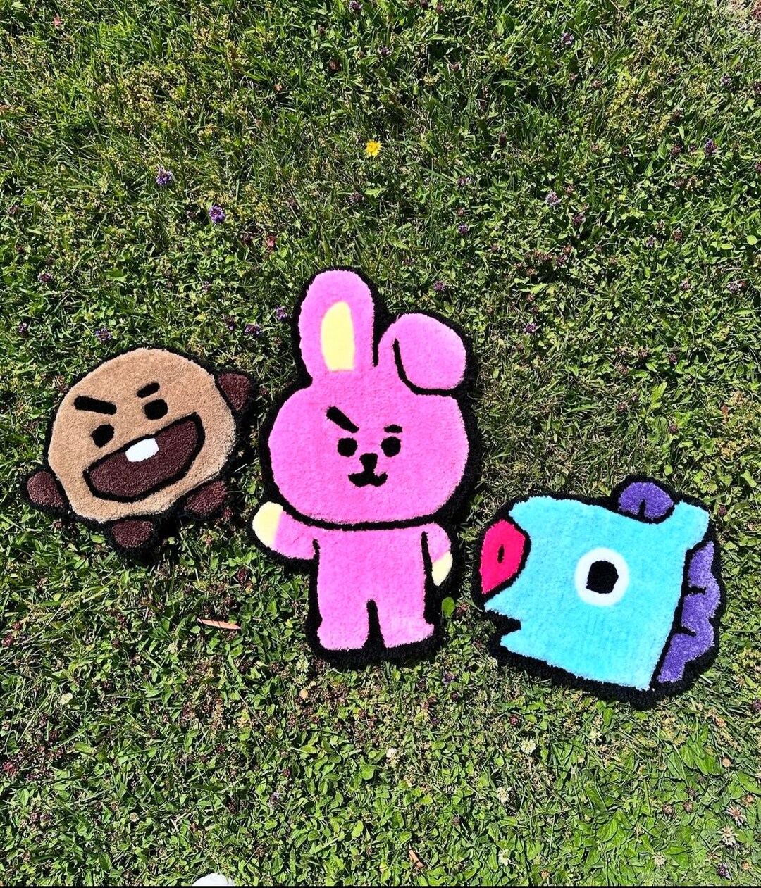 BT21 Hand Tufted Rugs - Etsy