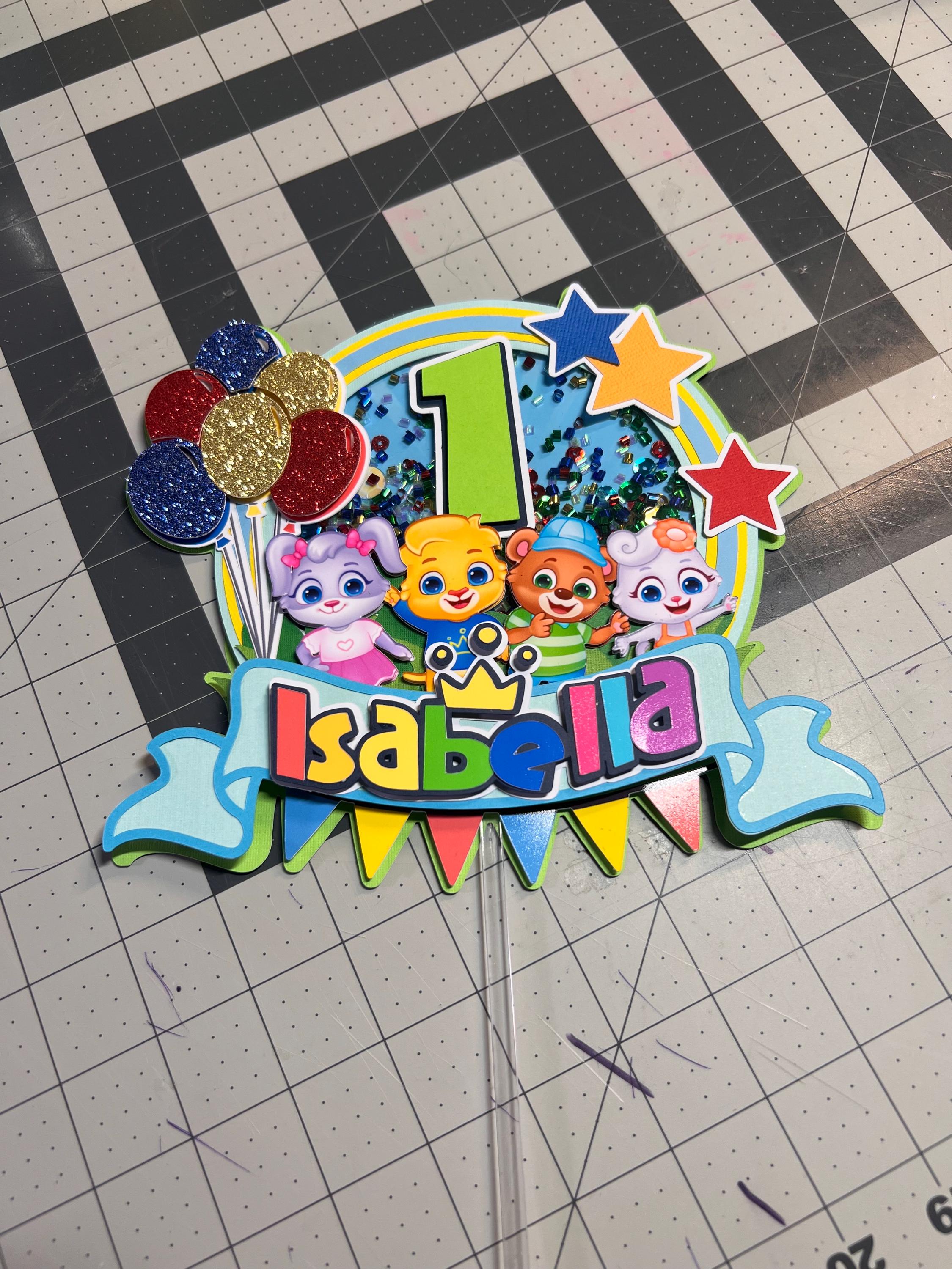 Lucas and Friends Custom Cake Topper Party Decor Cake Decoration Center ...
