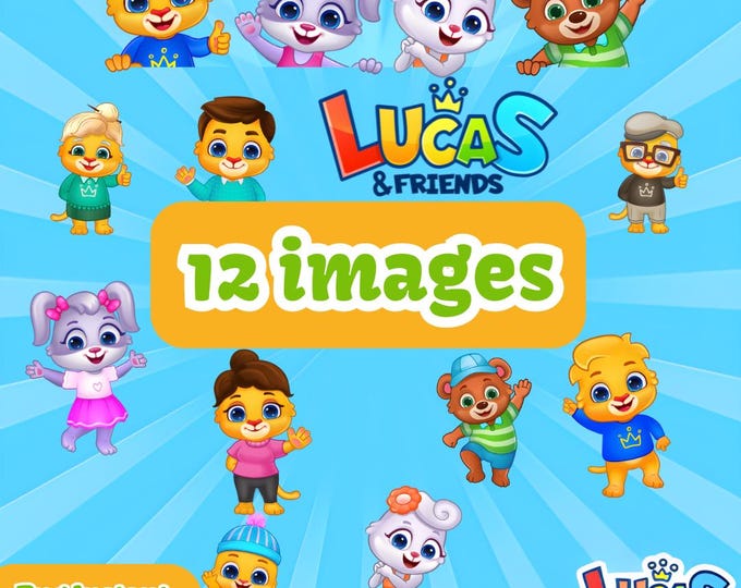 Lucas and Friends Bundle PNG Clipart, Youtube Show PNG, Lucas Clipart ...