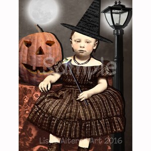Digital Collage Sheet Halloween Witches ATC ACEO Sized 2.5 - Etsy