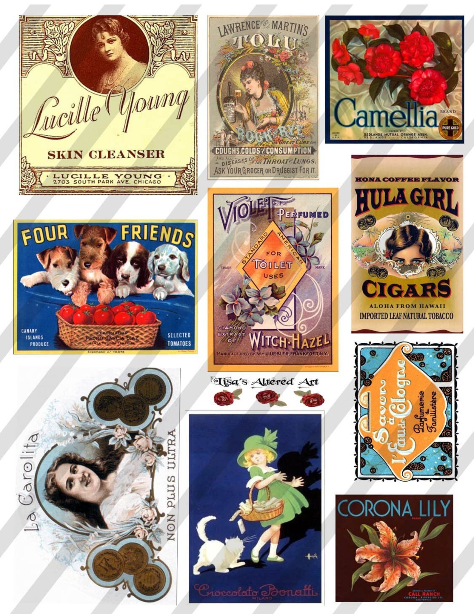 Vintage Ephemera Images-digital Collage Sheet sheet No. E3 - Etsy