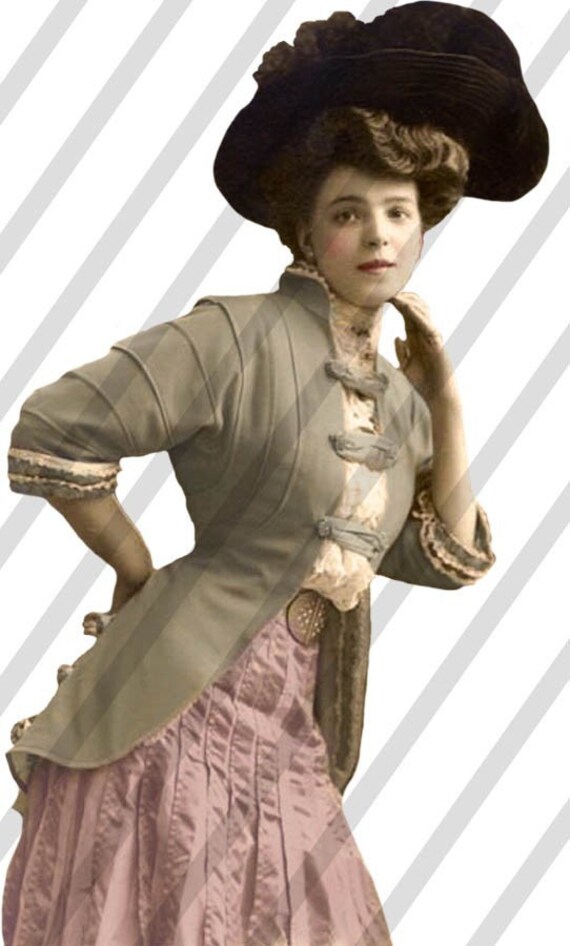 Ladies Digital Collage Sheet Ladies No. 3 Sheet no. L3 | Etsy