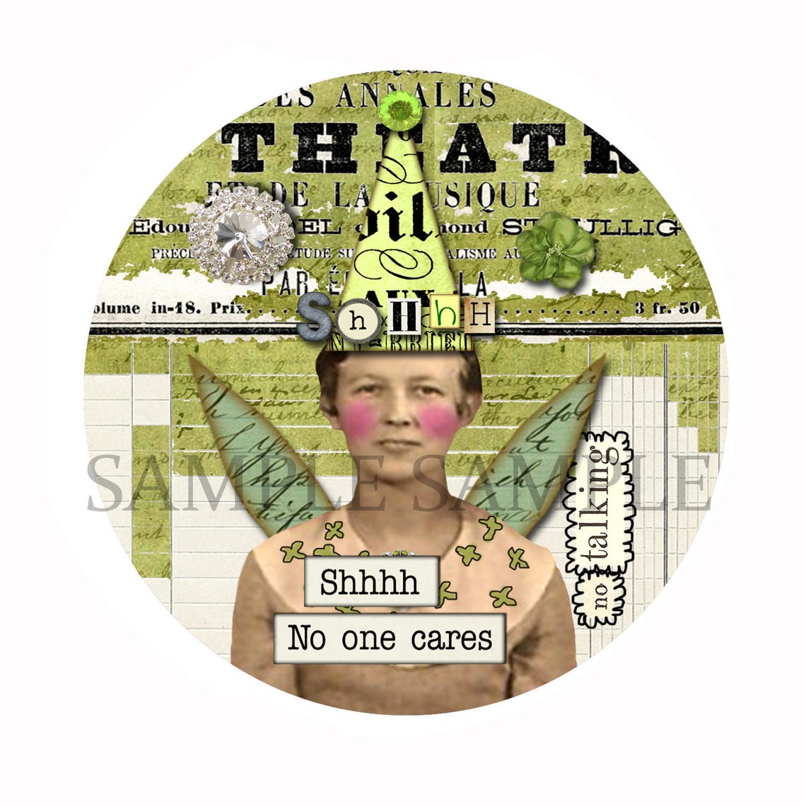 Collage Sheet 4 Inch Funny Sarcastic Collage Women No. 2 - Etsy
