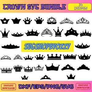 Royal Crown SVG File, King Crown SVG, Queen Crown SVG, Princess Tiara ...