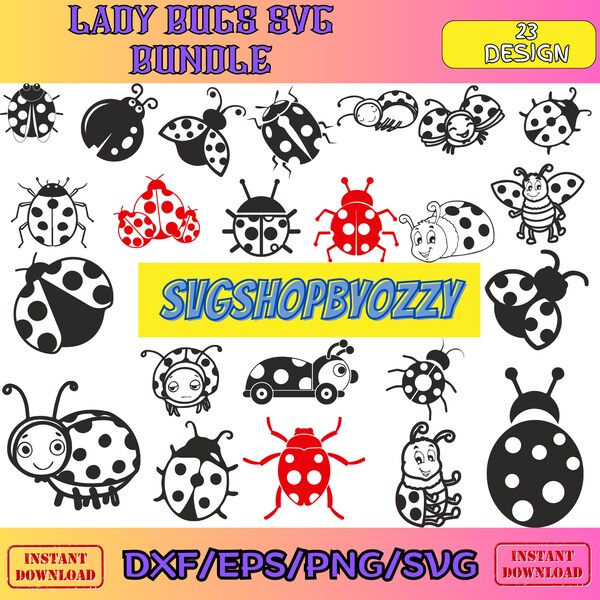 Ladybug Svg - Etsy