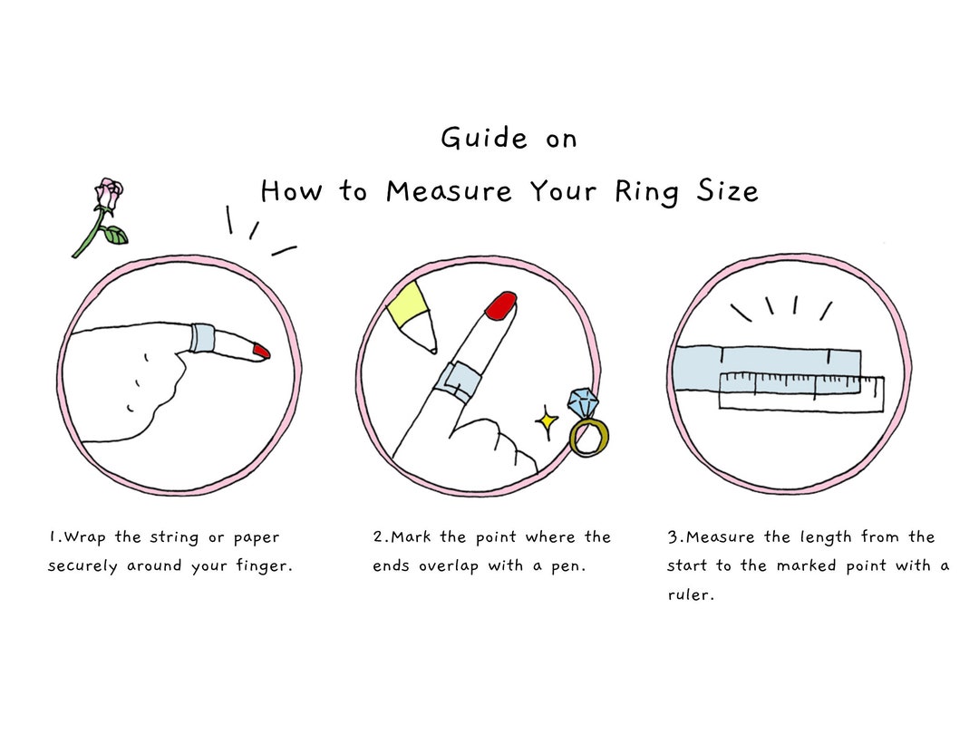 High Resolution Downloadable Printable How to Measure Your Ring Size ...