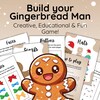 Roll a Gingerbread Man Dice Game Printable for Kids - Fun Christmas ...