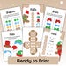 Roll a Gingerbread Man Dice Game Printable for Kids - Fun Christmas ...