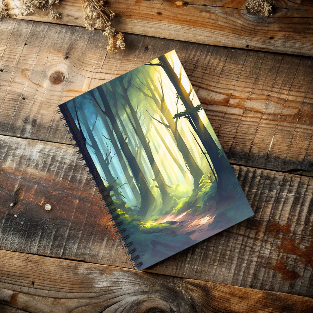 Pretty Woods Notebook Spiral Notebook 59 Sheets 6 X 8 Unique Notebook ...